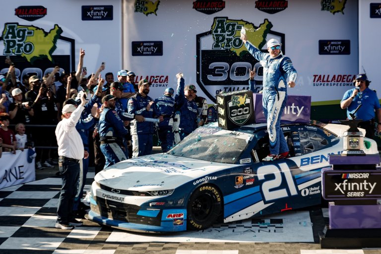 Hill becomes all time superspeedway winner in Xfinity Series amid ...