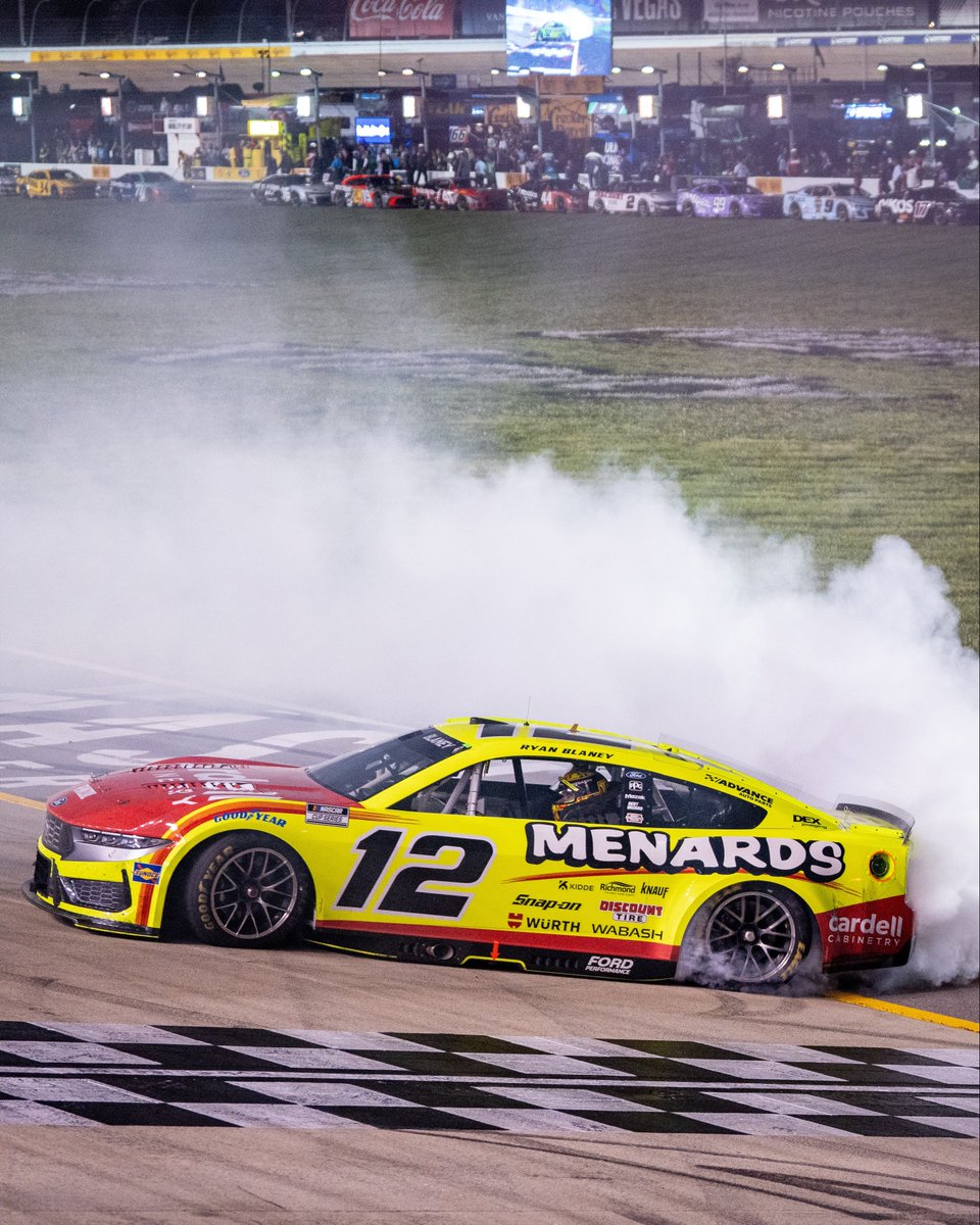 Ryan Blaney rights the ship during a battle of attrition at Nashville ...